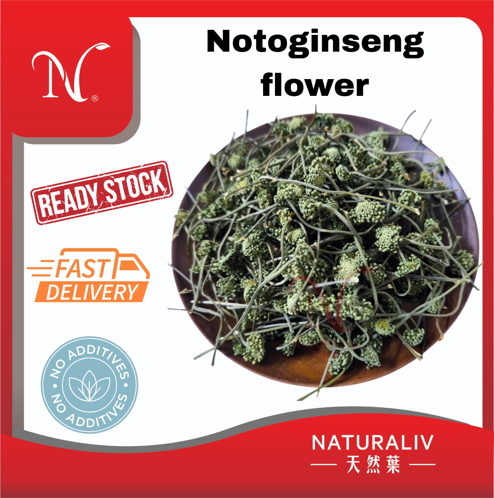 Notoginseng flower 田七花 – Naturaliv 天然葉